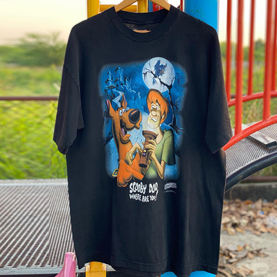 短袖T恤vintage复古男女卡通