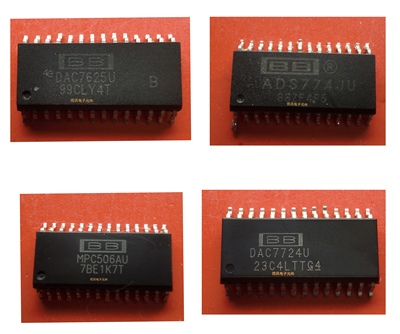 DAC7625U DAC7724U ADS774JU MPC506AU 封装SOP-28 拆机 现货