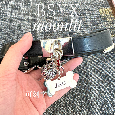 可定制刻字性感朋克街拍夜店铃铛项圈环链条颈脖套choker