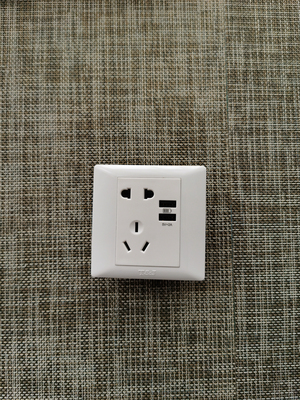 天基10A五孔插座带2AUSB插座