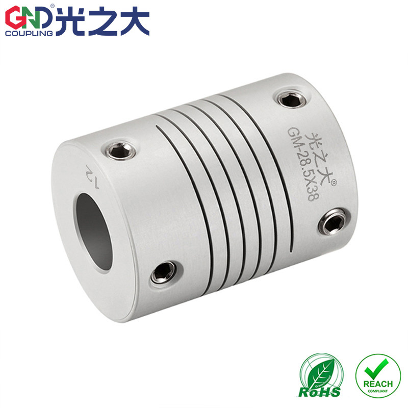 GM弹性联轴器编码器步进伺服电机铝合金顶丝绕线连轴器
