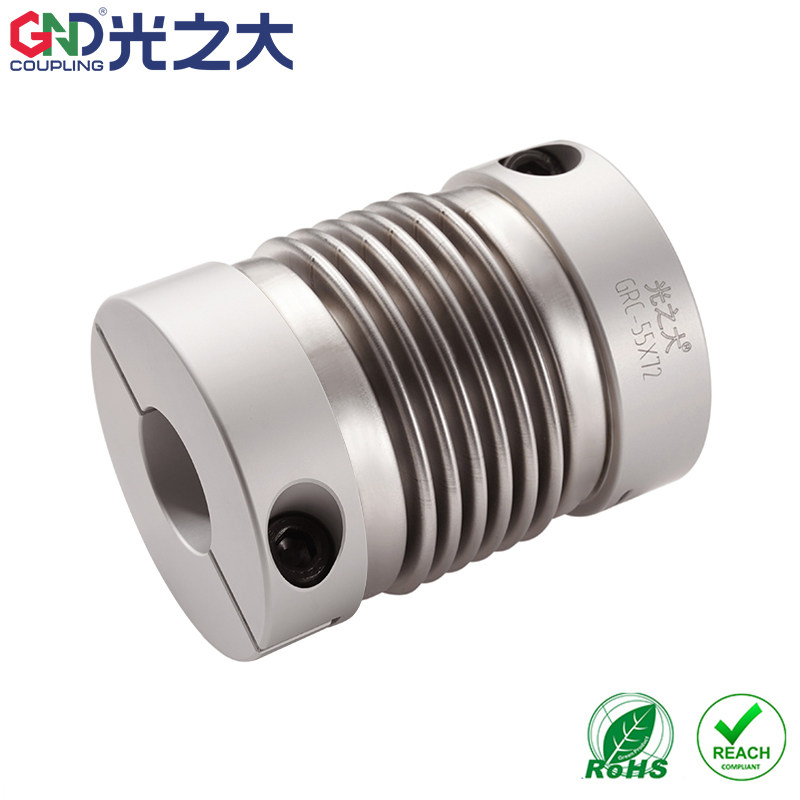 GRC波纹管联轴器编码器步进伺服电机丝杆梅花弹性连轴器