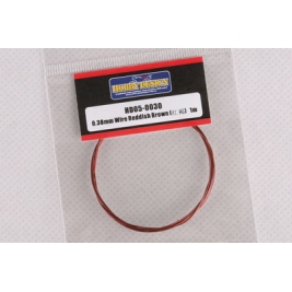 HobbyDesign 模型改造件 0.38mm 不锈钢丝 褐色 1米 HD05-0030