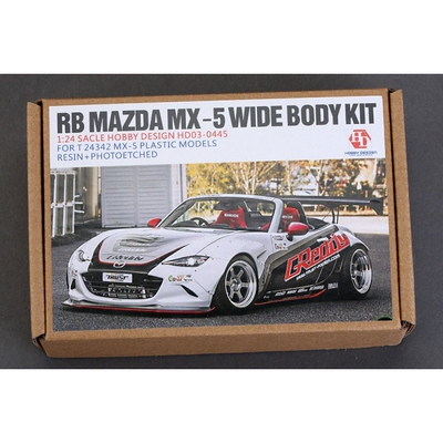 HobbyDesign改造件 1/24 RB Mazda MX-5 宽体改套 配田 HD03-0445