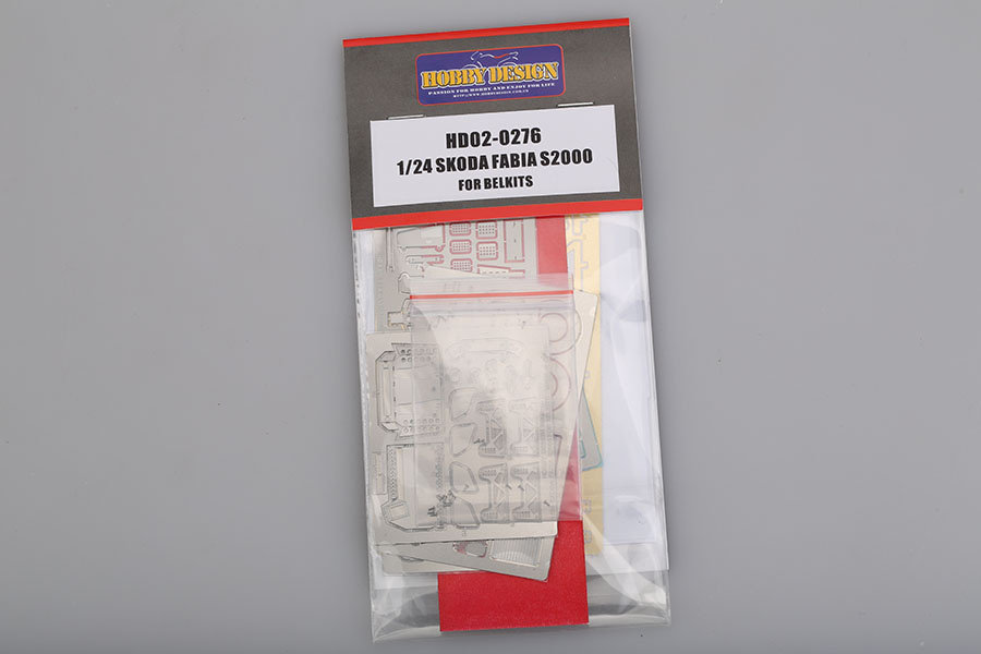 HobbyDesign蚀刻片 1/24 Skoda Fabia S2000配Belkits HD02-0276_虎窝淘