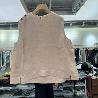 欧洲站2026夏季新款无袖马甲女