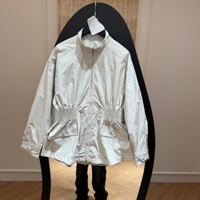 欧洲站2026春季立领短款风衣女