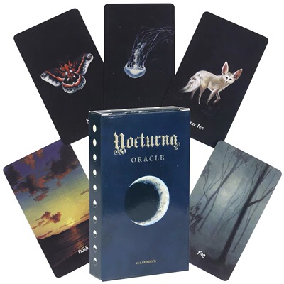 夜曲Nocturna Oracle 月亮神谕卡10.3*6 赠中文电子说明书48张