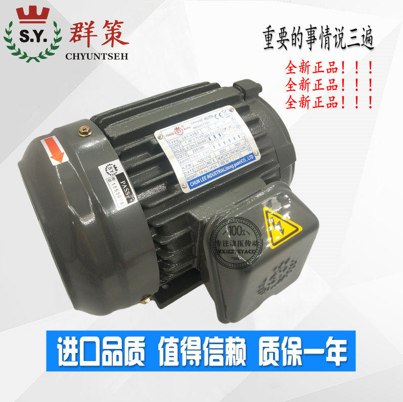 台湾SY群策C01-43BO C02 03 05 C7B油泵内轴电动机1.5KW 2.2 5.56
