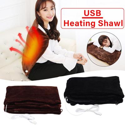 USB Electric Warming Heating Blanket Winter Warm Smart shawl