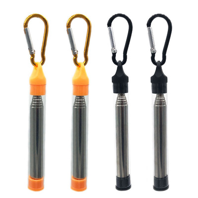 行界户外不锈钢吹火管吹火筒野营生火工具可伸缩吹火棒Pocket