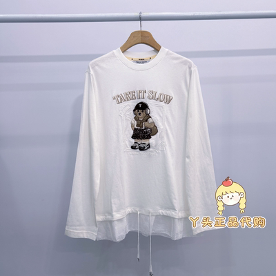 现货TeenieWeenie小熊26秋款T恤TTLA26A37A260K-01 LA26A37A260K