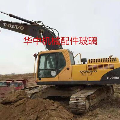 适用于沃尔沃EC120D 140D挖机前档后挡门窗左右上下挡风夹胶玻璃