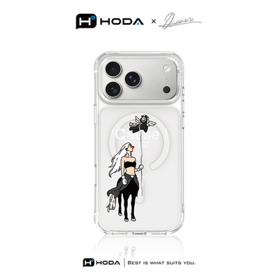 HODA好贴【海洋先生】适用iphone17ProMax手机壳晶石Ultra新款磁吸透明保护套苹果17Pro全包气囊防摔相机按键