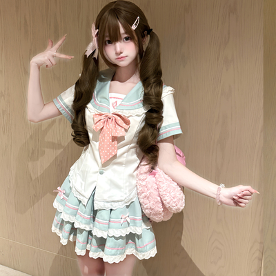 甜柚JK原创正版薄荷绿