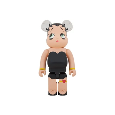 BE@RBRICK黑色贝蒂积木熊