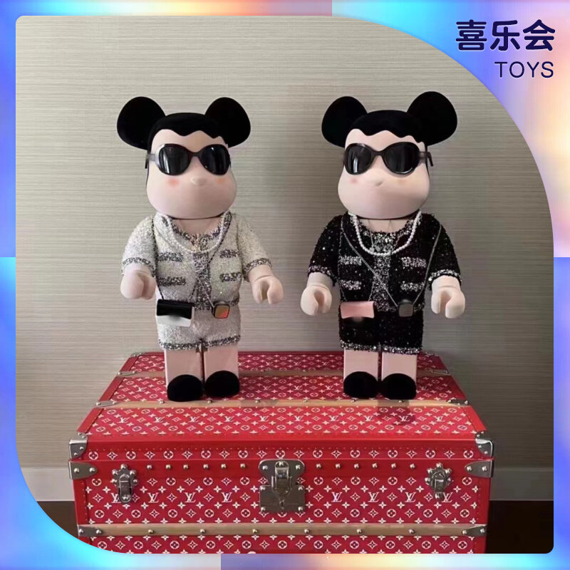 COCO bear 1000%礼盒官方正品潮玩手办摆件情人节礼物cocobear_虎窝淘