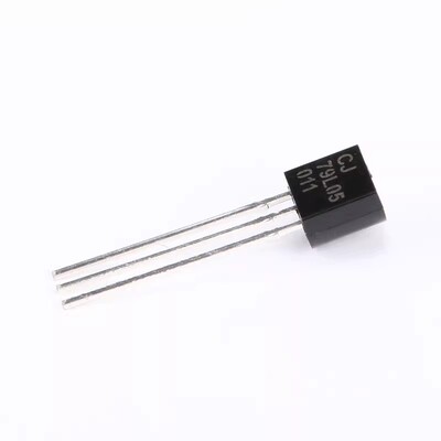 原装正品 CJ79L05 3% TO-92 0.1A/-5V/0.625W 直插稳压电路