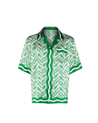 casablanca短袖西西里风印花男女