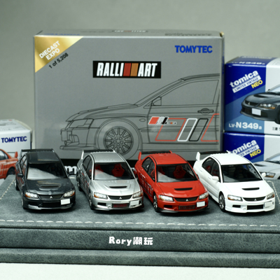 多美卡tlv evo9车模 三菱evolution ra拉力艺汽车模型 lv-N349b