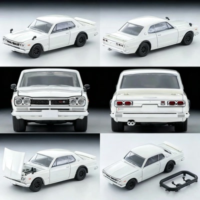 TLV 日产Nissan Skyline N380a 2000GT-RRS白 1:64多美卡TOMYTEC