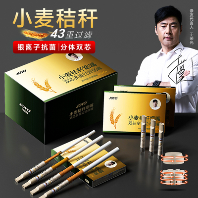 新款升级43重麦秸秆双芯滤毒烟嘴