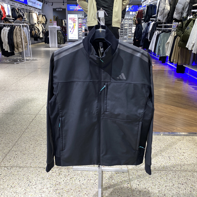 阿迪达斯男加绒保暖连帽夹克