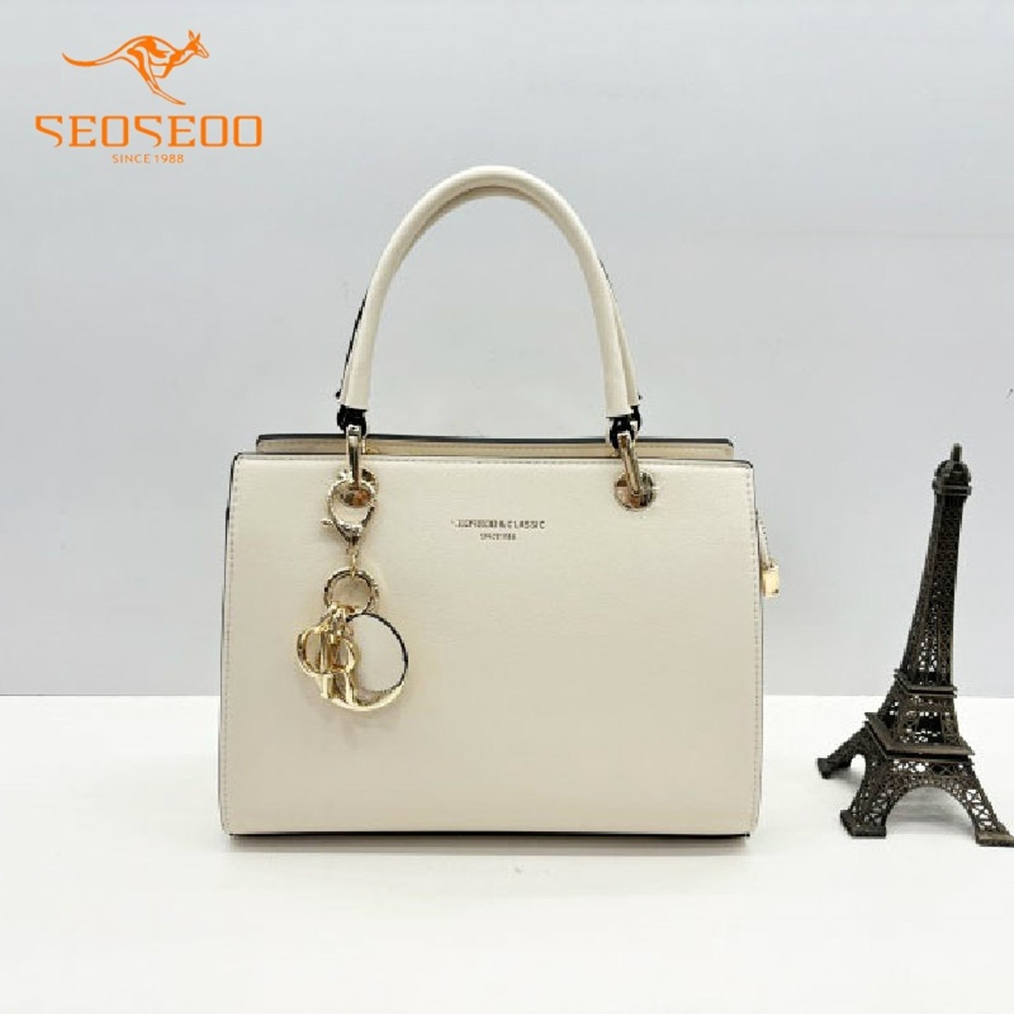 SEOSEOO/九州袋鼠女包正品2025新款时尚通勤手提包气质单肩761236_虎窝淘