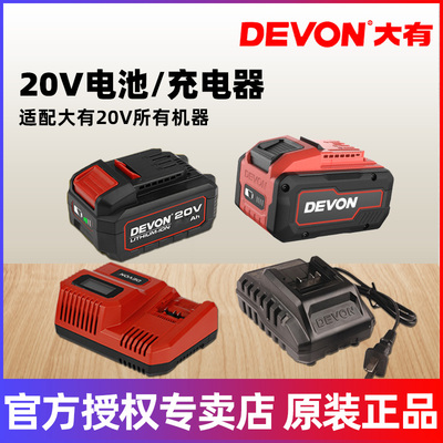 大有20V锂电池标充闪充充电器适配2903/5401/5733等电动工具5150