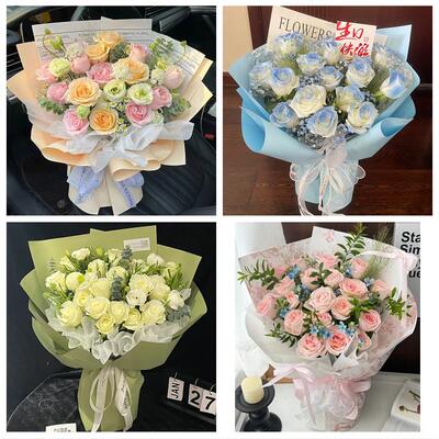 衡水市桃城区枣强武邑武强县花店同城配送女友生日情人节玫瑰花束