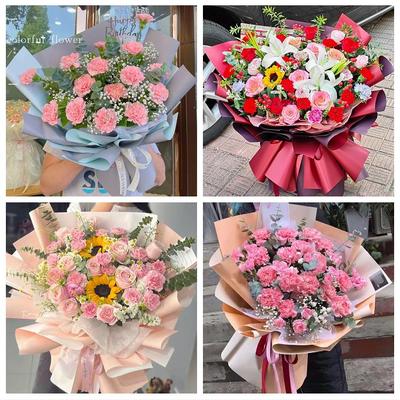 永州市零陵区冷水滩区祁阳县同城鲜花店康乃馨百合送父母长辈生日