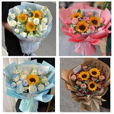 遵义市桐梓绥阳县正安道真县鲜花店同城配送玫瑰向日葵男女友生日