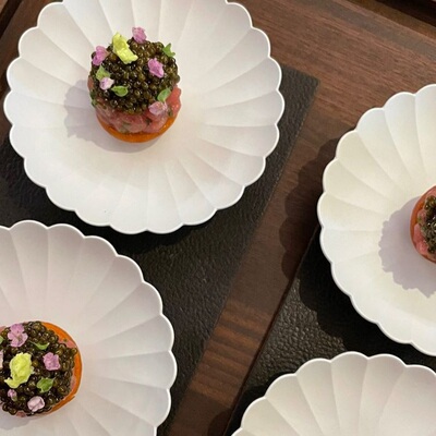 北欧风高级感陶瓷牛排