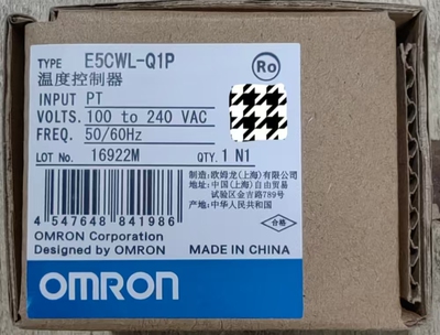 欧姆龙温控器E5CWL-Q1P，固态继电器（SSR）输出一路报警，PT100