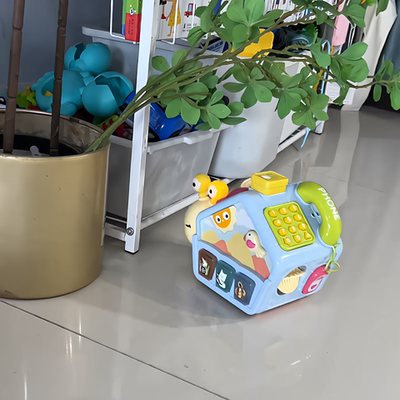 玩具益智0-3岁婴儿多功能趣味万向蜗牛多面体电动精细启蒙早教