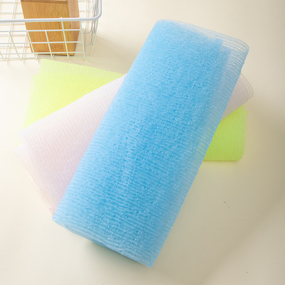 长条起泡搓澡巾浴室卫生间洗澡巾澡堂桑拿巾搓澡不求人男日韩澡巾