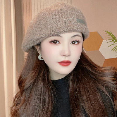 冰岛贝雷帽子女冬季韩版ins百搭
