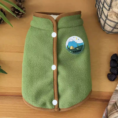 狗狗猫咪秋冬加绒马甲泰迪比熊博美雪纳瑞宠物保暖中小型犬衣服