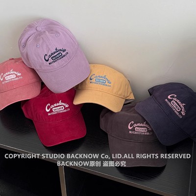 版型好！棒球帽韩版百搭遮阳字母