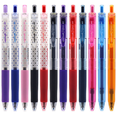 三菱日本按动彩色中性笔