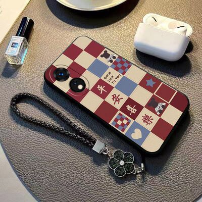 平安喜乐暴力熊适用OPPOA58手机壳软壳男女a58x新款保护套PHJ110网红复古硅胶防摔挂绳个性创意超薄全包外壳