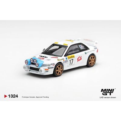 MINIGT164WRC98#17合金车模
