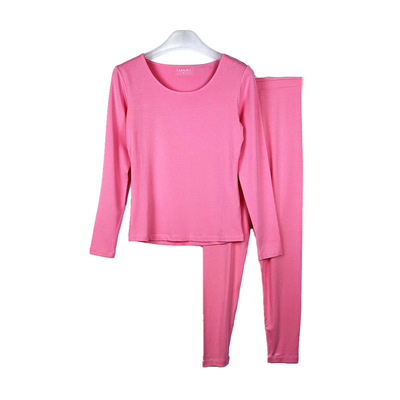 保暖内衣套装秋衣秋裤女47%棉质