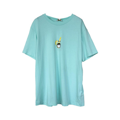 拉系列专柜正品休闲薄荷曼波圆领短袖宽松T恤女夏700B1023