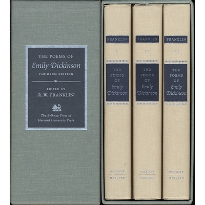 The Poems of Emily Dickinson Variorum Edition 狄金森诗歌精选 集注版 9780674676220