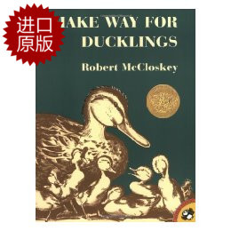 Make Way for Ducklings英文原版 给小鸭子让路 1942凯迪克金奖