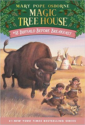 英文原版 Magic Tree House: Buffalo Before Breakfast 神奇树屋18：印第安冒险