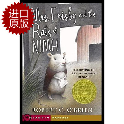 预售 英文原版 尼姆的老鼠 纽伯瑞金奖 Mrs. Frisby and the Rats of NIMH 蓝思指数790L