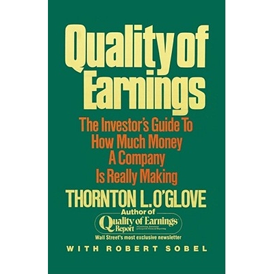 现货 收益质量 Thornton L. O'glove 英文原版 Quality of Earnings