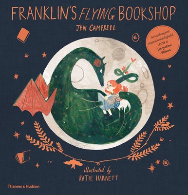 英文原版 富兰克林的飞天书店 Katie Harnett插画 Jen Campbell著 平装 Franklin's Flying Bookshop